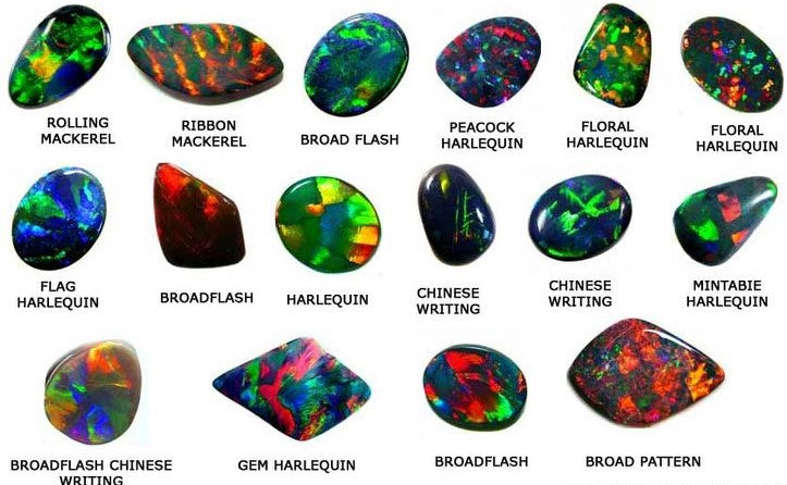 Different Opal Colors