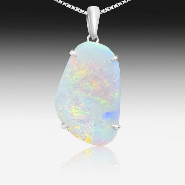 White opal pendant store
